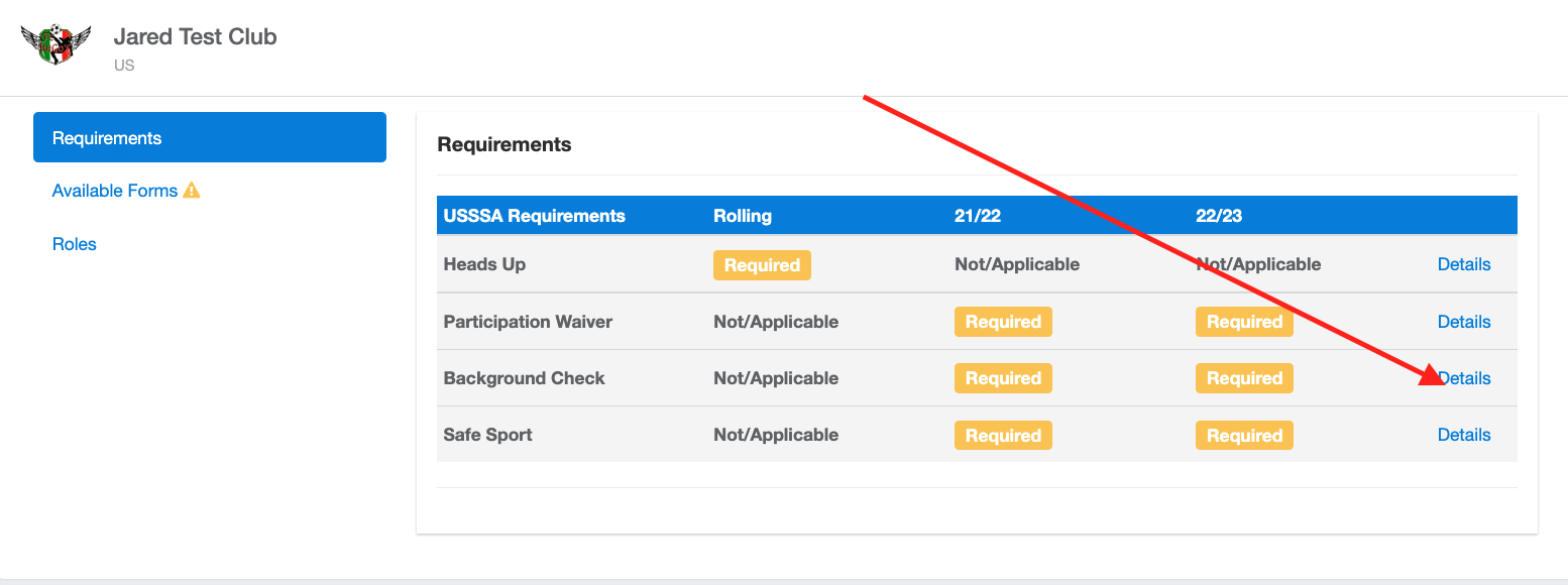 Complete Background Screening - USSSA
